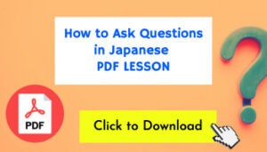 Learn Japanese PDF: Free Printable Lessons for Beginners Inside