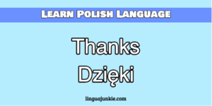 Learn 12 Ways to Say Thank You in Polish & You're Welcome