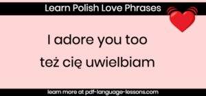14 Ways to Say I Love You in Polish - Language Lesson.