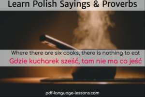 Learn Top 10+ Polish Sayings & Proverbs - Part 1 (Audio Inside)